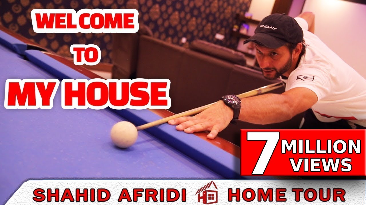 Shahid Afridi Home Tour | Watch the in-&-out of Shahid Afridi house in ...